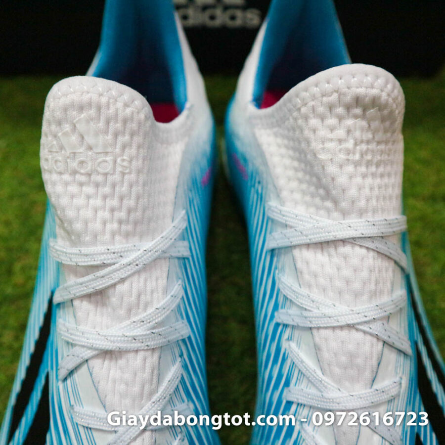 Giày Adidas X19.1 TF xanh nhạt trắng | Size Kids trẻ em