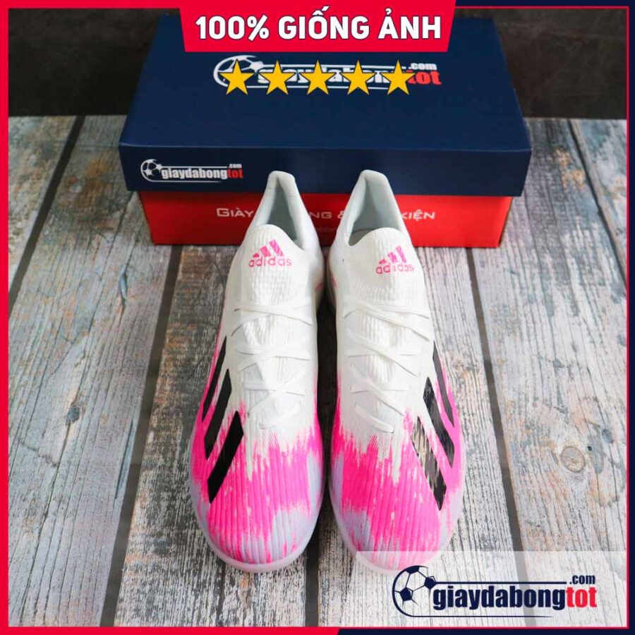Adidas X19.1 TF trắng hồng | Bản mới, màu EURO 2020