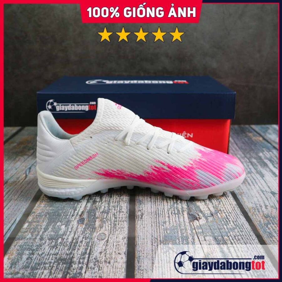 Adidas X19.1 TF trắng hồng | Bản mới, màu EURO 2020