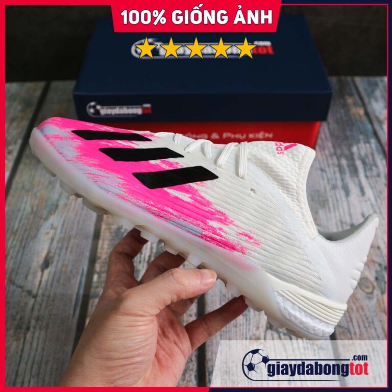 Adidas X19.1 TF trắng hồng | Bản mới, màu EURO 2020